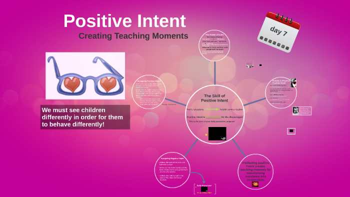 Positive Intent - Day 7 Conscious Discipline by Lori Allen on Prezi