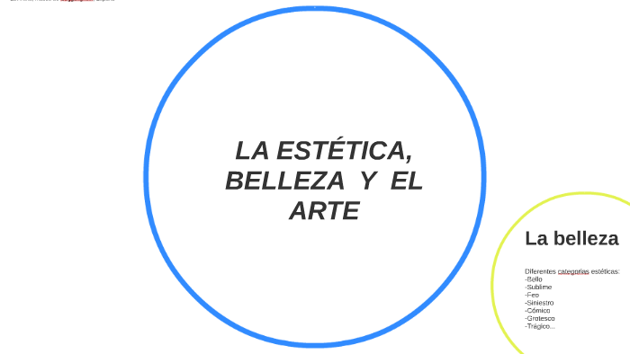 LA ESTETICA, BELLEZA Y EL ARTE by elobomg nvmind on Prezi