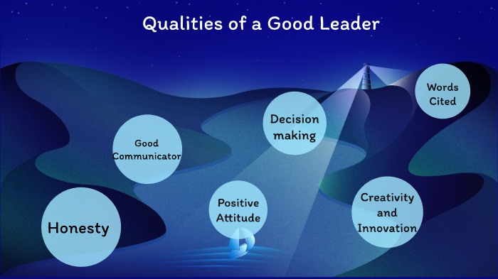 Qualities of a Good Leader by Joseph Gardner on Prezi