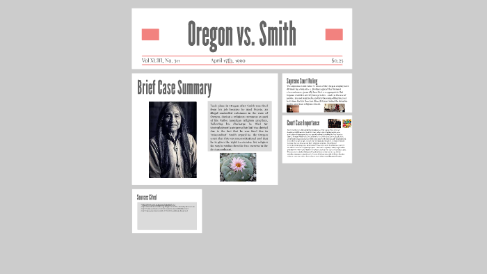 Oregon vs. Smith by C king on Prezi