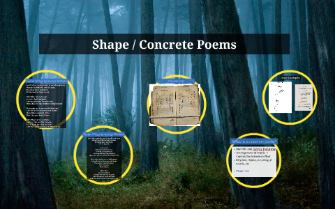 Shape / Concrete Poems by on Prezi