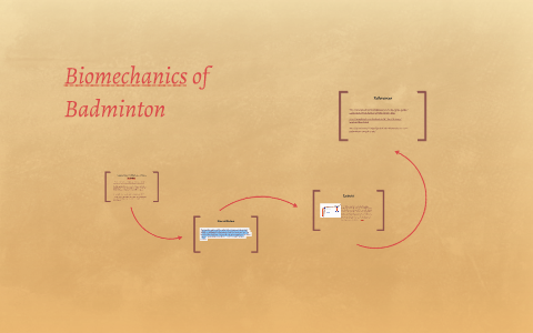 Biomechanics of Badminton by Bo Scott on Prezi