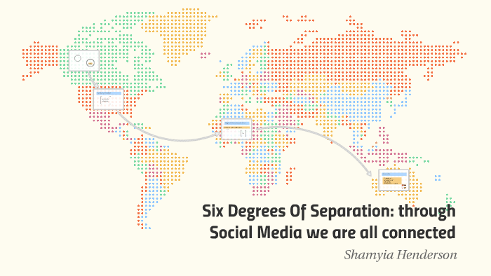Six Degrees Of Separation: through Social Media we are all c by on Prezi