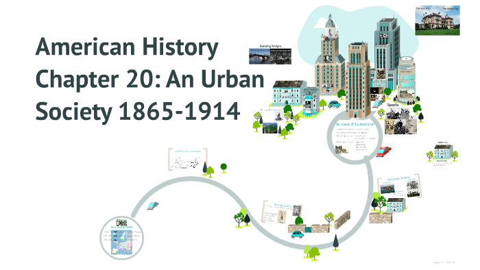 American History Chapter 20: An Urban Society 1865-1914 by David ...