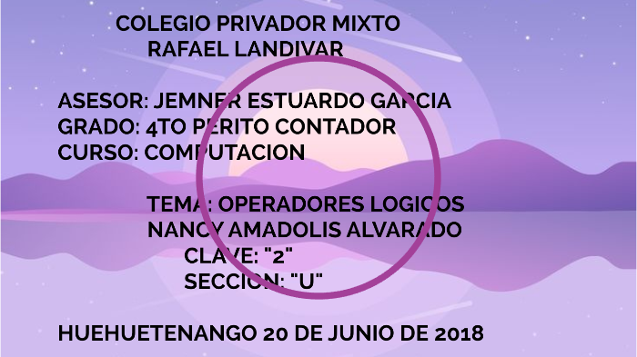 OPERADORES LOGICOS by nancy recinos on Prezi