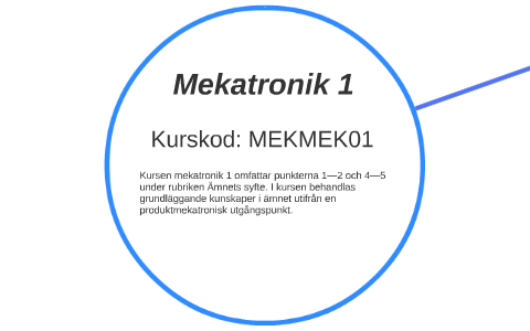 Mekatronik 1 by Simon Brännström on Prezi