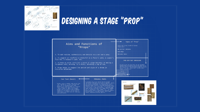 Designing a Stage "Prop" by darren souter on Prezi