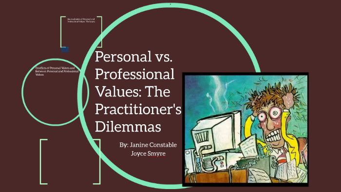 Personal vs. Professional Values: The Practitioner's Dilemma by Joyce ...