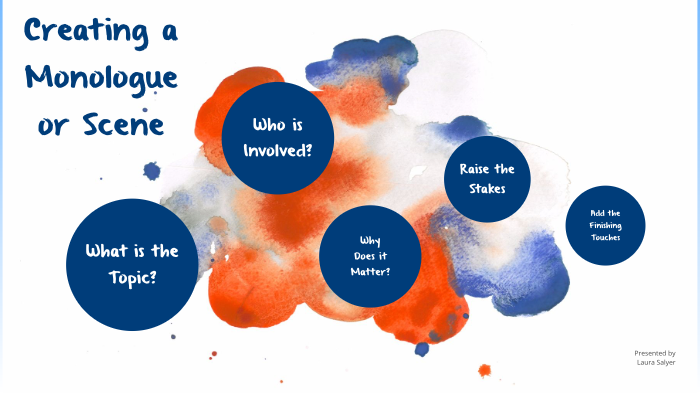 Creating a Monologue or Scene by Laura Salyer on Prezi