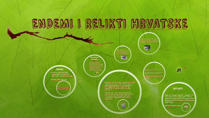ENDEMI I RELIKTI HRVATSKE by Marija Perlain on Prezi