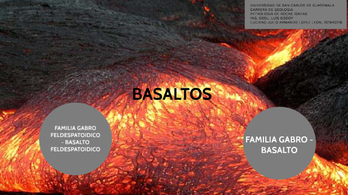 FAMILIA DE LOS BASALTOS by Luciano Lopez on Prezi