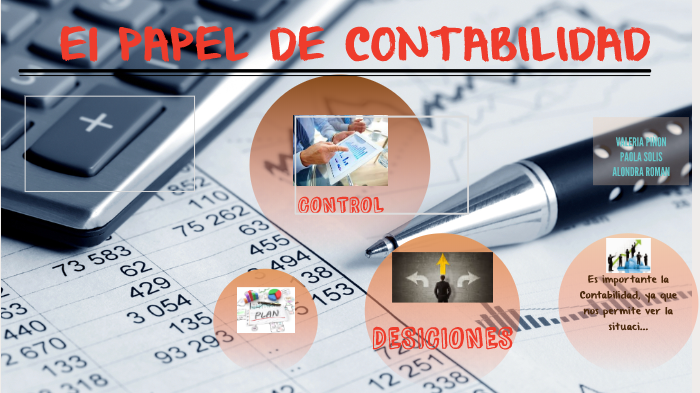 EL PAPEL DE LA CONTABILIDAD by Valeria Pinon