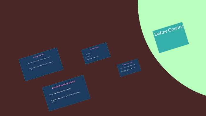 Gravity Template by on Prezi