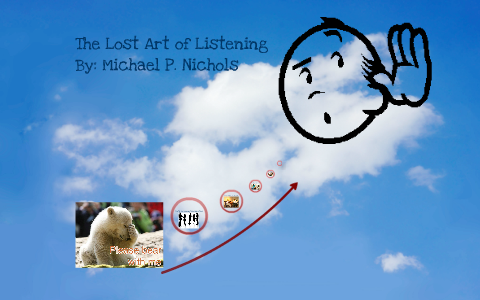The Lost Art of Listening By: Michael P. Nichols by James Starbird on Prezi