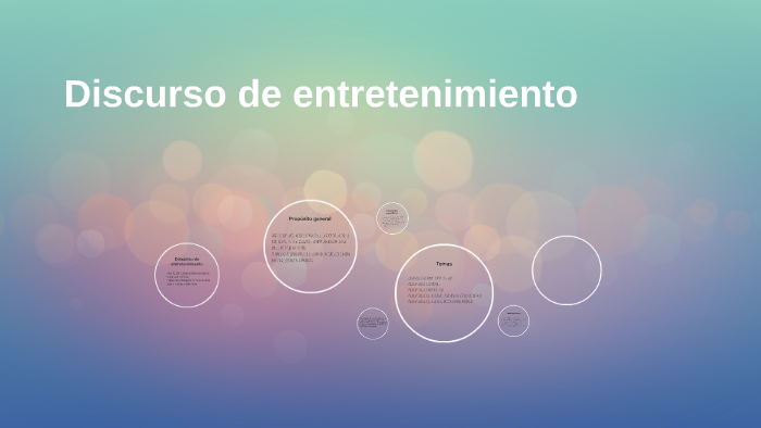 Discurso de entretenimiento by Chencho Jhony N Klabe on Prezi