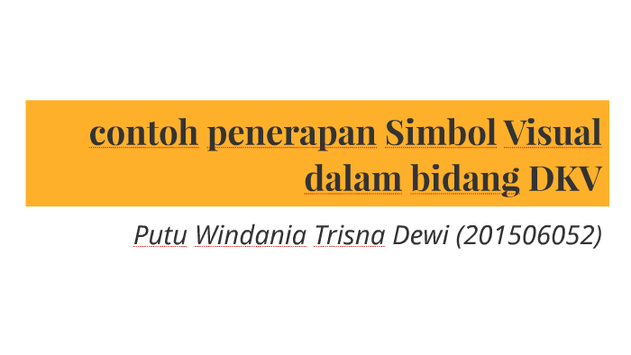 contoh penerapan Simbol Visual by Matsuo Kushi on Prezi