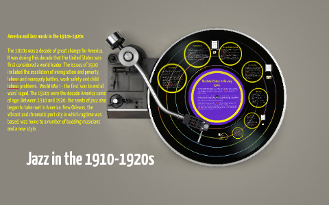 Jazz in the 1910-1920's by Ryan Jessop