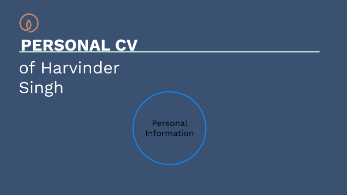 PERSONAL CV by Harry Ghuman on Prezi