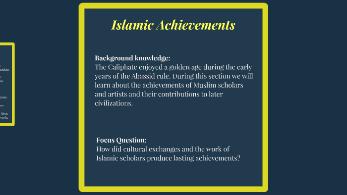 Islamic Achievements by Brian Mariano on Prezi