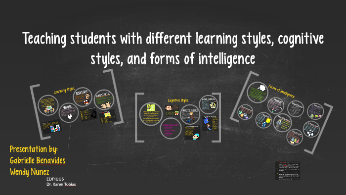 Teaching students with different learning styles, cognitive by ...