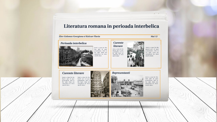 Literatura romana in perioada interbelica by Darkness ??? on Prezi