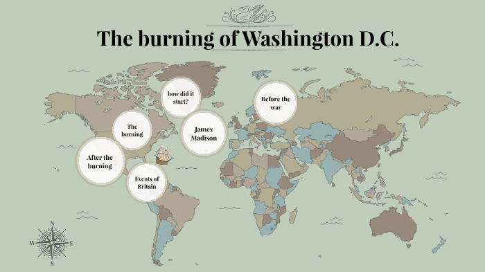 The burning of Washington DC by Ricardo Cardenas on Prezi