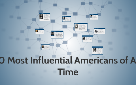10 Most Influential Americans of All Time by Shelby Rowe on Prezi