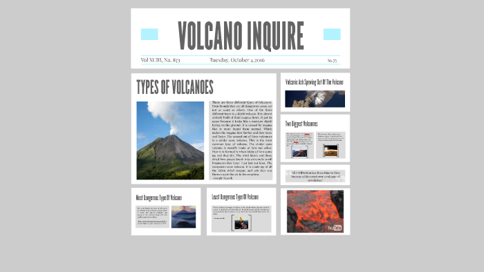 Volcano Newspaper by Nevaeh Bittner on Prezi
