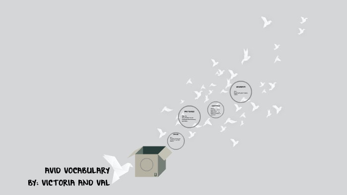 AVID VOCABULARY by valerie rocco on Prezi