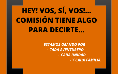 ORACIÓN x AVENTUREROS by Antonella Caro on Prezi