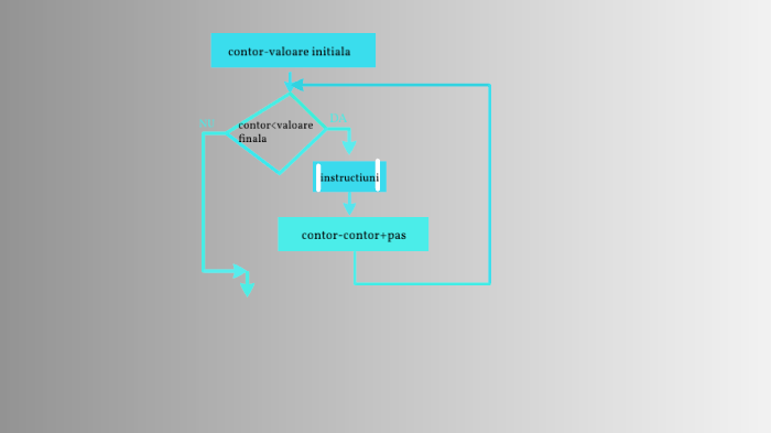 Structura repetitiva cu numar cunoscut de pasi su cu contor by Lungu ...