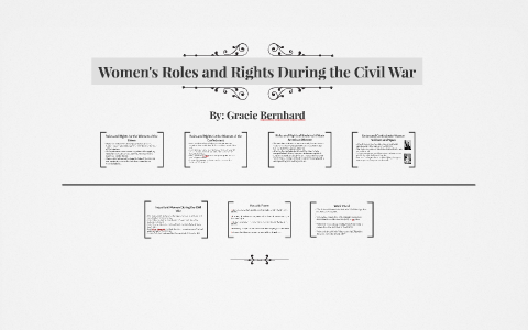Women's Roles and Rights During the Civil War by Gracie Bernhard on Prezi