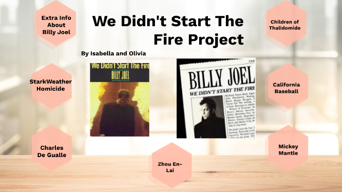 We Didn't Start The Fire by Olivia Kennedy on Prezi