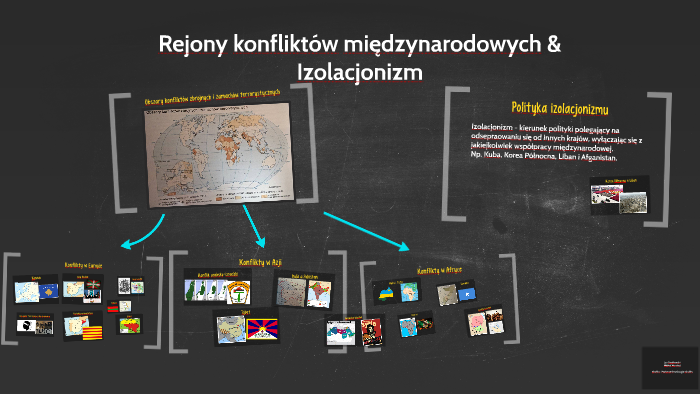 Rejony konfliktów międzynarodowych & Izolacjonizm by Jan Szatkowski on ...