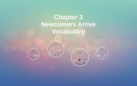 Chapter 3: Newcomers Arrive Vocabulary by Lacey Schmitt on Prezi