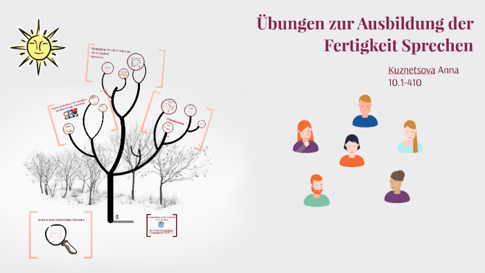 Übungen zur Ausbildung der Fertigkeit Sprechen by Anna Kuznetsova on Prezi