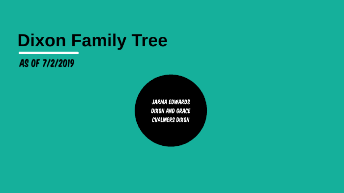 Dixon Family Tree by Elena Peden on Prezi