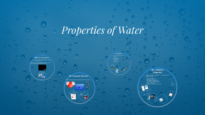 Properties of Water by Bodhi Pollock on Prezi