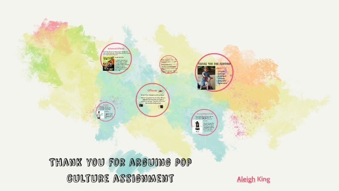 Thank you for arguing pop culture assignment by Aleigh King on Prezi
