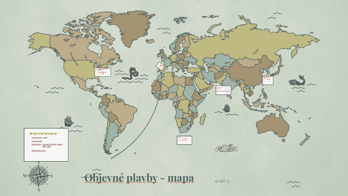 Objevné plavby - mapa by Hana Kuthanová on Prezi