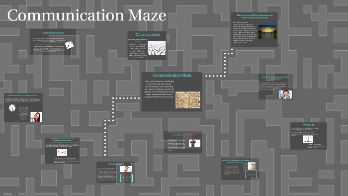 Communication Maze by Rebecca Harvey on Prezi