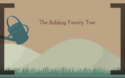 The Bolding Family Tree by Christopher Smothers on Prezi