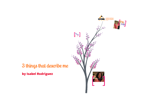 3 items that represent me by Isabel Rodriguez on Prezi