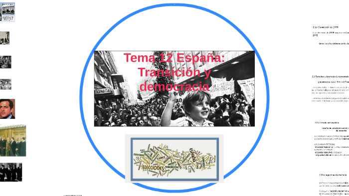 Tema 12 España Transición Y Democracia By Jose L I L On Prezi