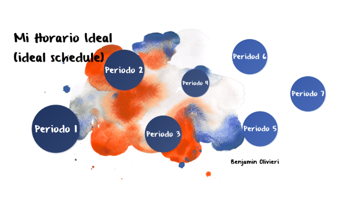 Mi horario ideal Benjamin by Benjamin Olivieri on Prezi