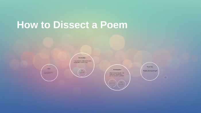 How to Dissect a Poem by Owen S on Prezi