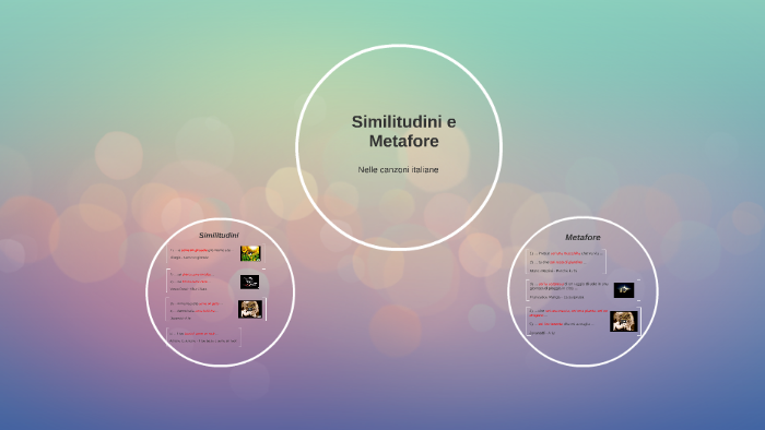 Similitudini e Metafore by Michela Costa on Prezi