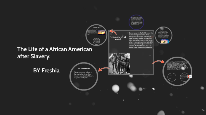 The Life of a African American after Slavery. by freshia njeri on Prezi