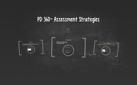 PD 360- Assessment Strategies by Melissa Muszynski on Prezi