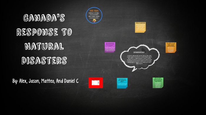 Canada's Response To Natural Disasters by Alex Palladino